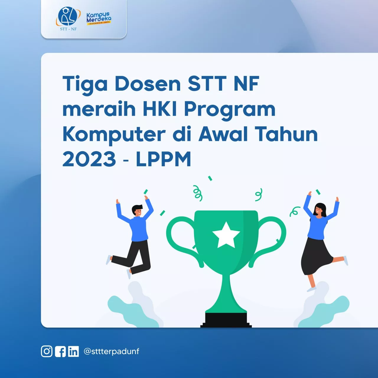 Tiga Dosen STT-NF Meraih HKI Program Komputer Di Awal Tahun 2023 ...